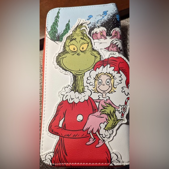 Loungefly | Bags | Nwt Loungefly Dr Seuss The Grinch Double Strap ...